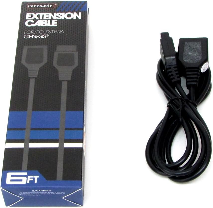 Genesis Controller Extension Cable [Retro-Bit]: Sega Genesis: Video ...