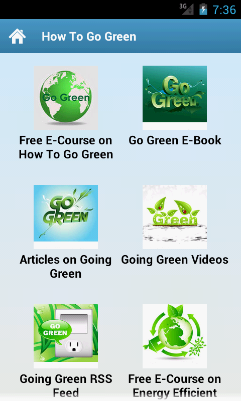How To Go Green! - App on Amazon Appstore