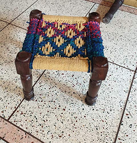 Charpoy khatiy Stool Muda Stool Rope,Single Seater chrapai : Amazon.in ...