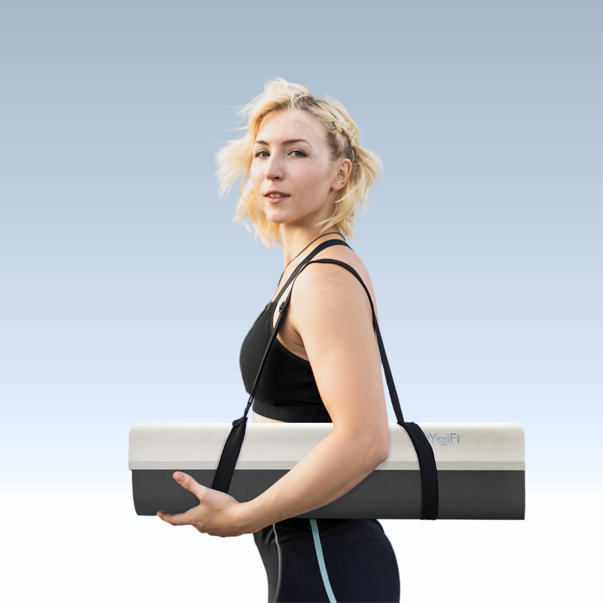 6mm Lightweight Yoga Mat YogiFi Smart Yoga Mat Gen3 - AI Powered With ...