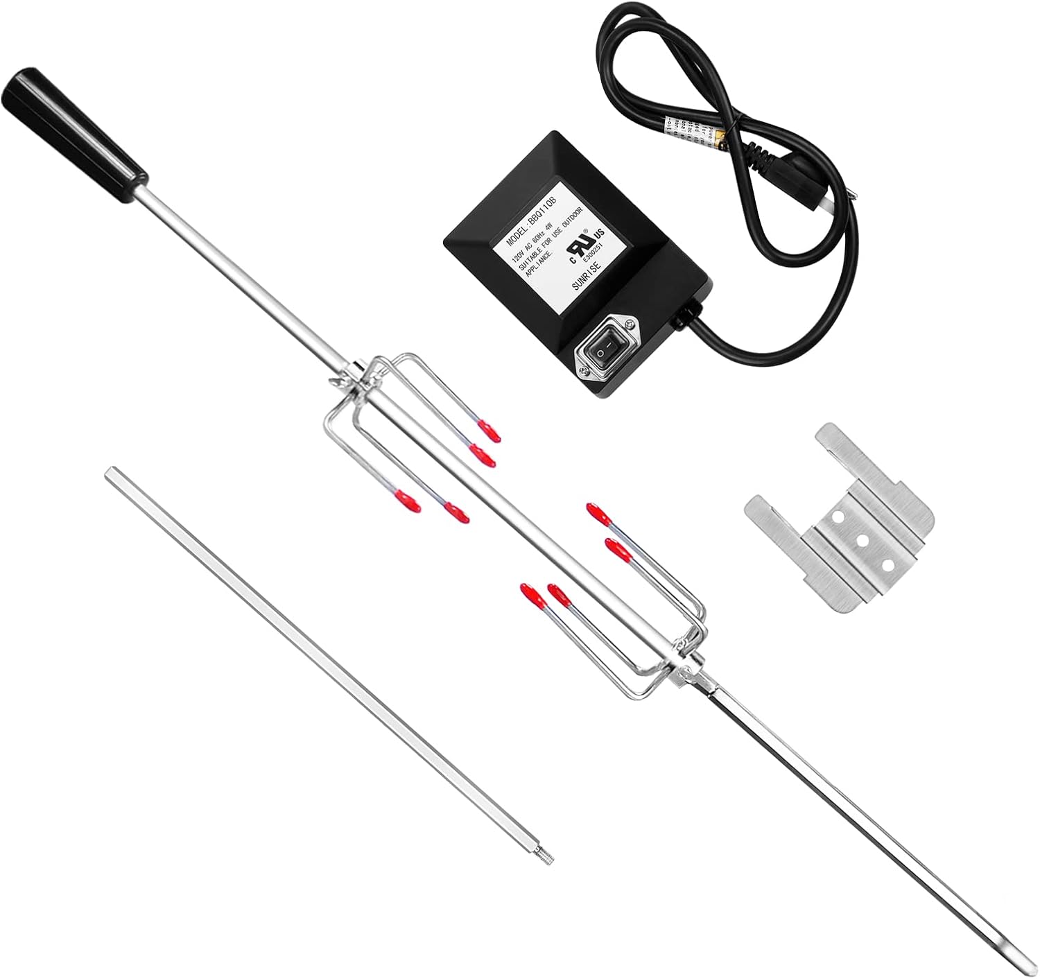 Amazon.com : COSMOING Rotisserie Grill Kit, BBQ Grill Rotisseries with ...