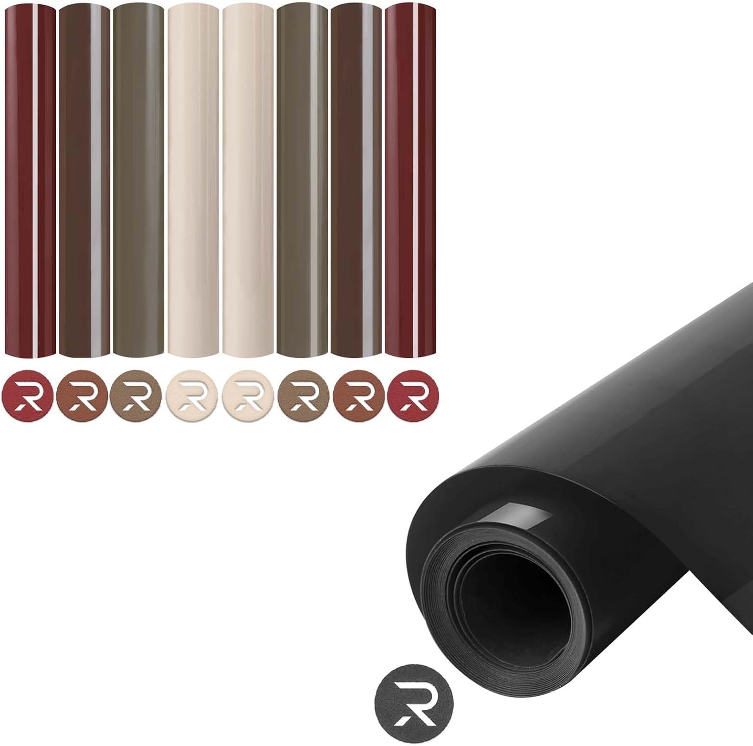 Amazon.com: HTVRONT 3D Puff Vinyl Heat Transfer - 10" x 6ft & HTVRONT ...