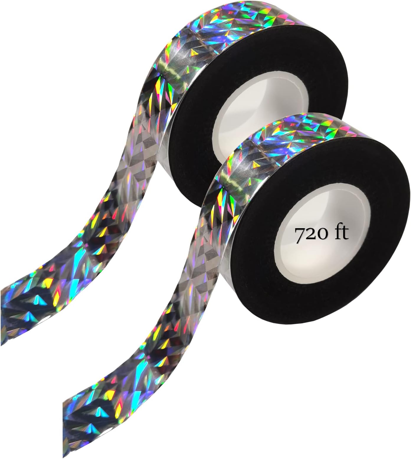 Amazon.com : EONBES 2 * 360ft Bird Scare Tape Flash Ribbon Holographic ...