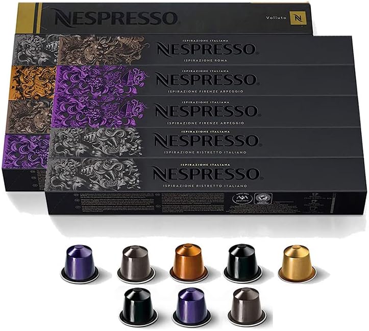 Cápsulas de Café Nespresso Variado e Intenso - 100 Cápsulas | Amazon.com.br