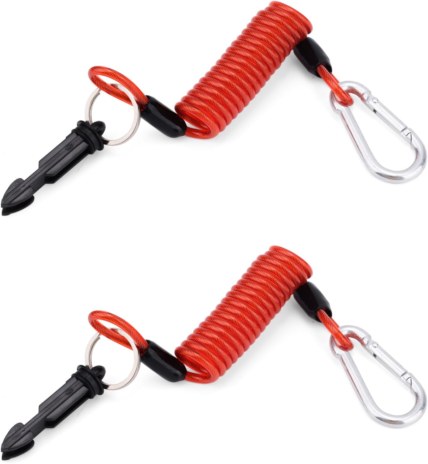 Amazon.com: Gosknor 2pcs Trailer Brake Away Cable, 4ft High Rebound ...