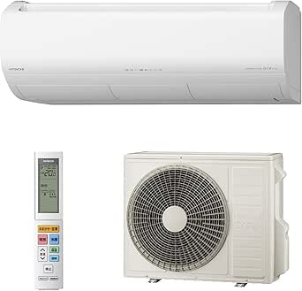 Amazon | 日立 ルームエアコン 14畳 4.0kW RAS-XR4025D(W)/SET スターホワイト 白くまくん Xシリーズ Premiumプラズマ空清 凍結脱臭クリーナー ファン ...