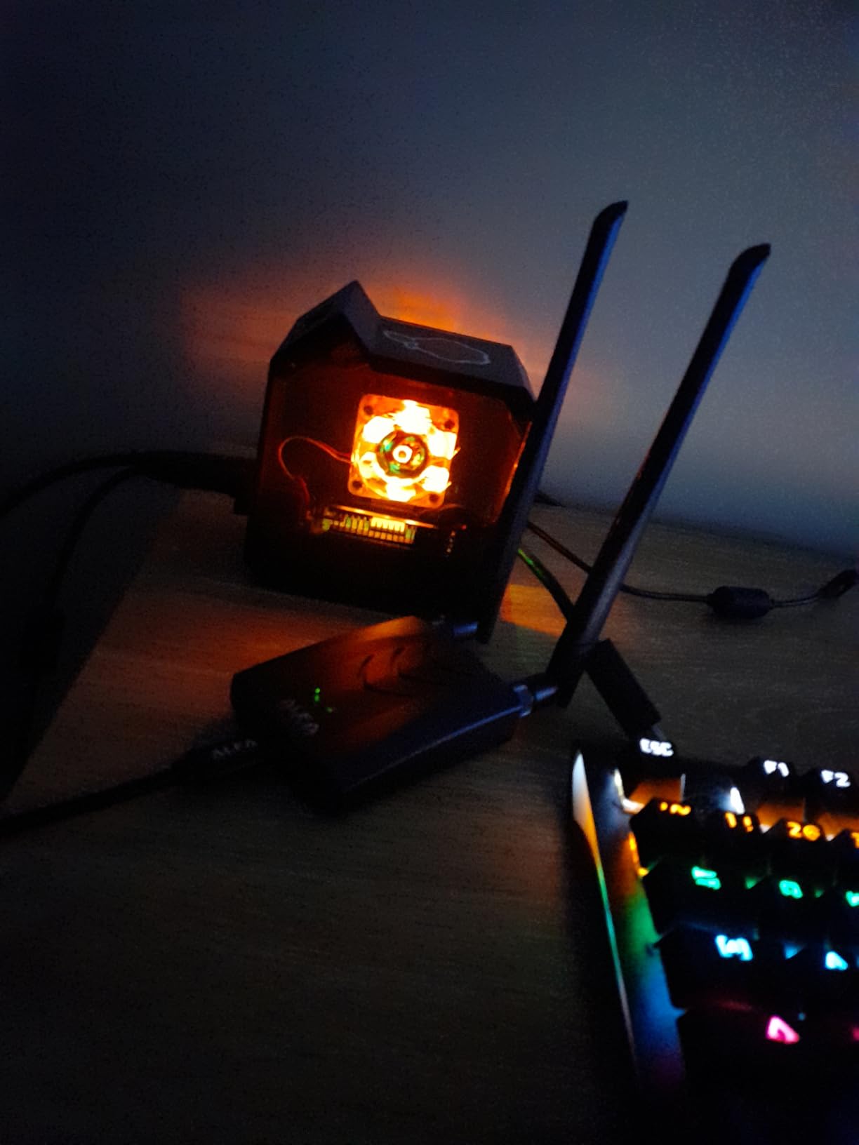 ALFA Network AWUS036AXML 802.11axe WiFi 6E USB 3.0 Adapter AXE3000, Tri ...