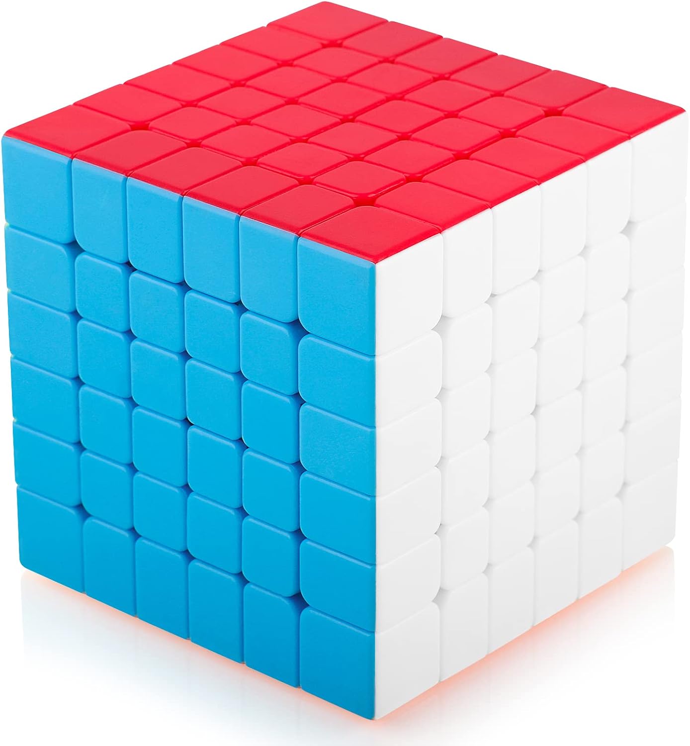 Speed Cube Stickerless 6x6 6x6x6 Magic Cube Speed Puzzle Cube velocità ...