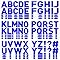 Amazon.com: Chinco 232 Pcs 24 Sheets Large Letter Stickers 2.5 Inch ...