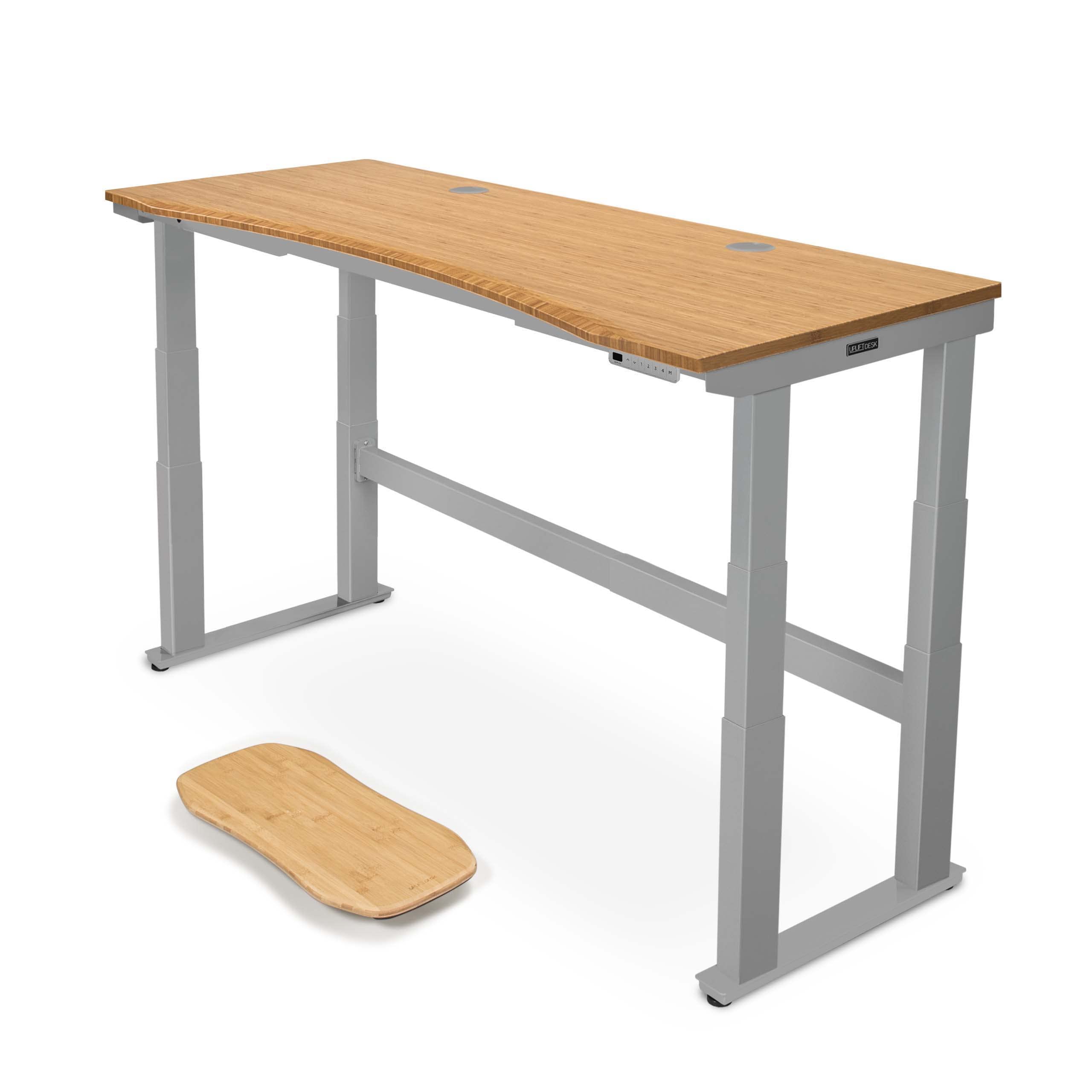 Amazon.com: Uplift Bamboo Curve (72 x 30 inch) Electric Standing Desk ...