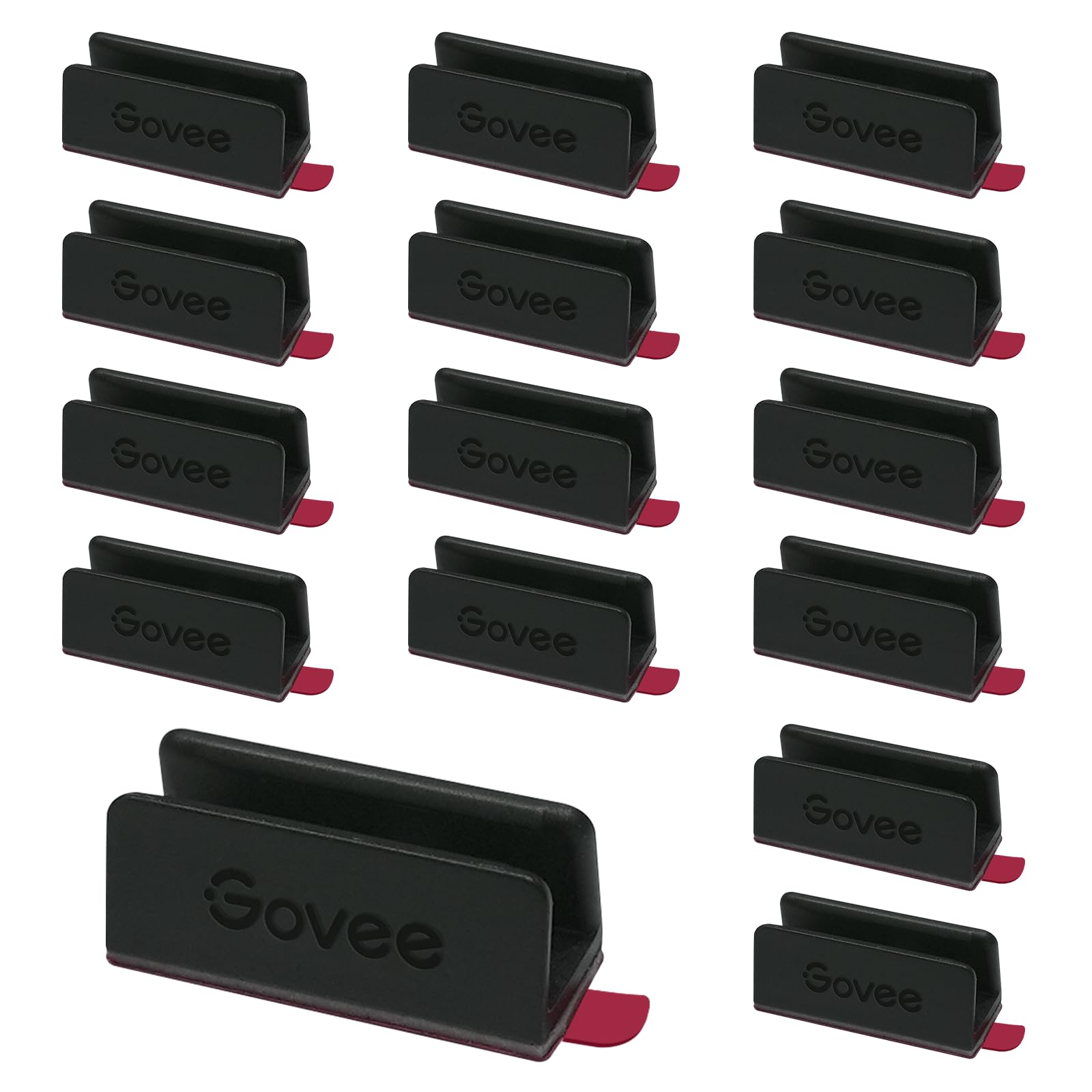 Rope Strip Light Mounting Brackets 100 Pcs LED Stand Silicone Bracket