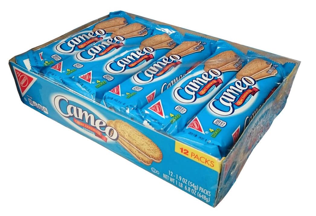 Cameo Creme Sandwich Cookies Single Pack (12 pack of 4 cookies each)