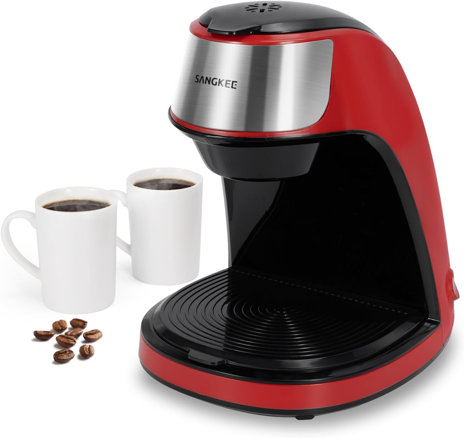 Oster® Cafetera negra de 4 tazas práctica y fácil de usar : Amazon.com ...