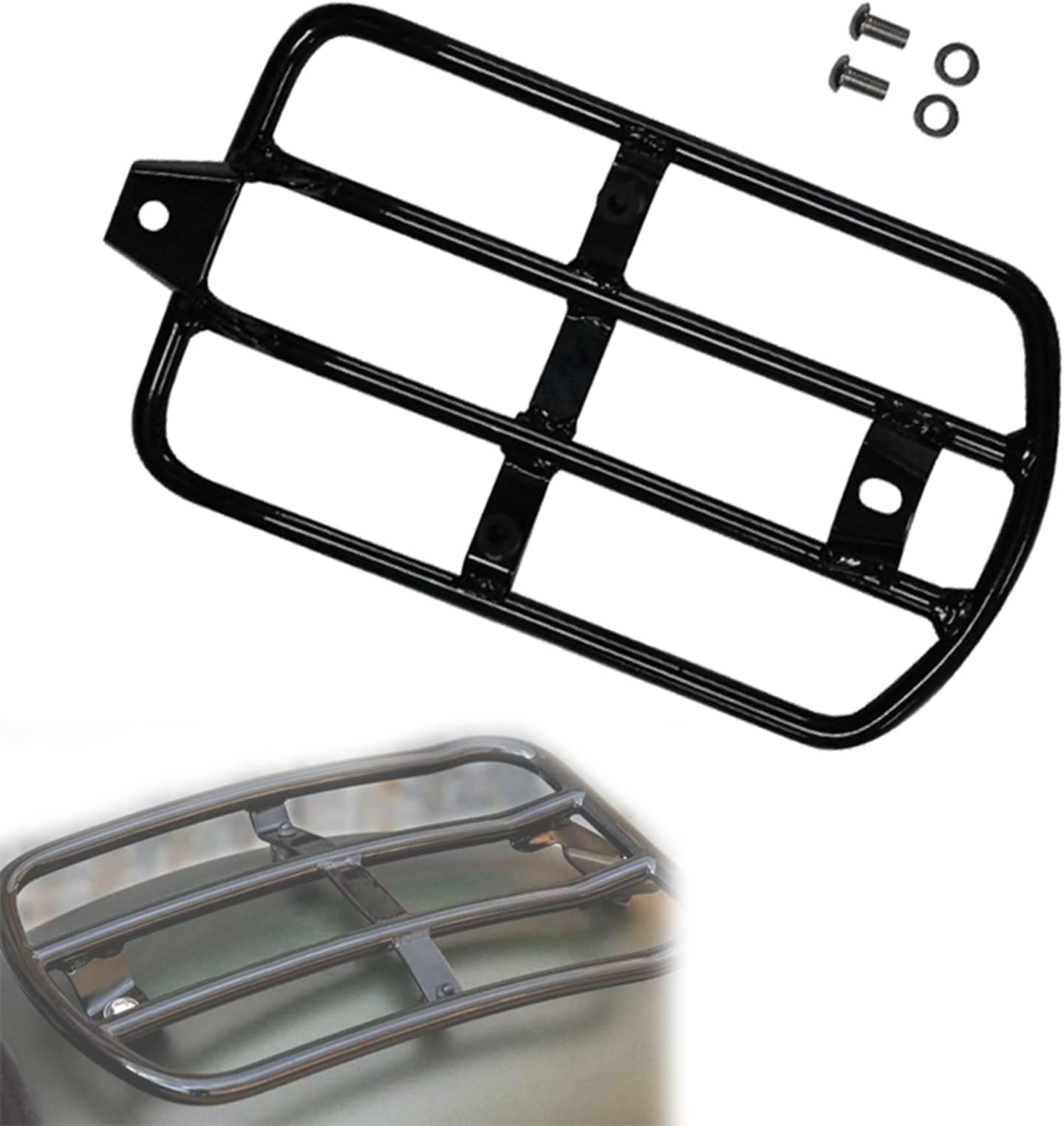 Amazon.com: GYMARK Motorcycle Luggage Rack Rear Passenger Backrest for ...