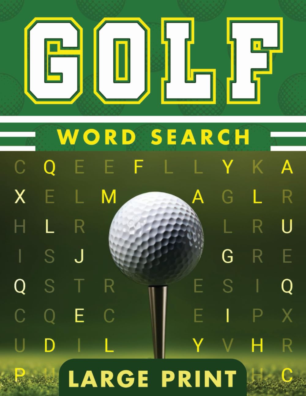 Golf Word Search Large Print: Large Print Word Search Puzzle Book About ...
