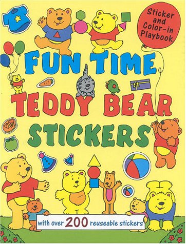 Funtime Teddy Bear Stickers: With Over 200 Reusable Stickers (Super ...