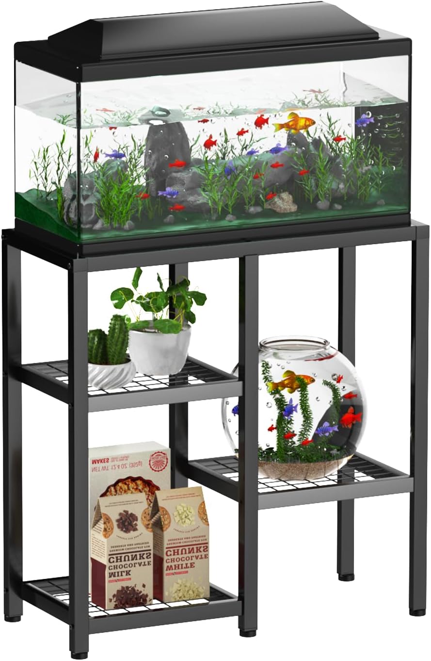 Amazon.com: KDSOM 20 Gallon Fish Tank Stand Aquarium Stand, Metal Fish ...