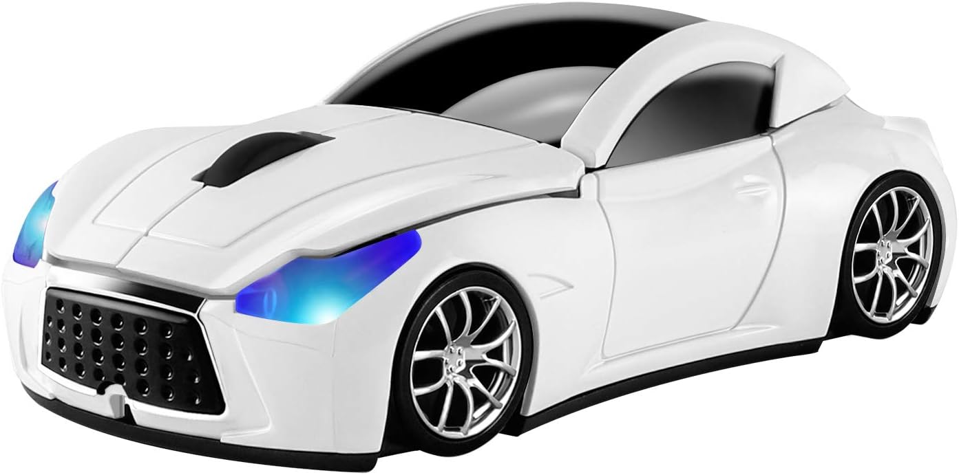 Amazon.com: 2.4GHz 3D Car Shape Wireless Optical Mouse USB Gaming Mouse ...