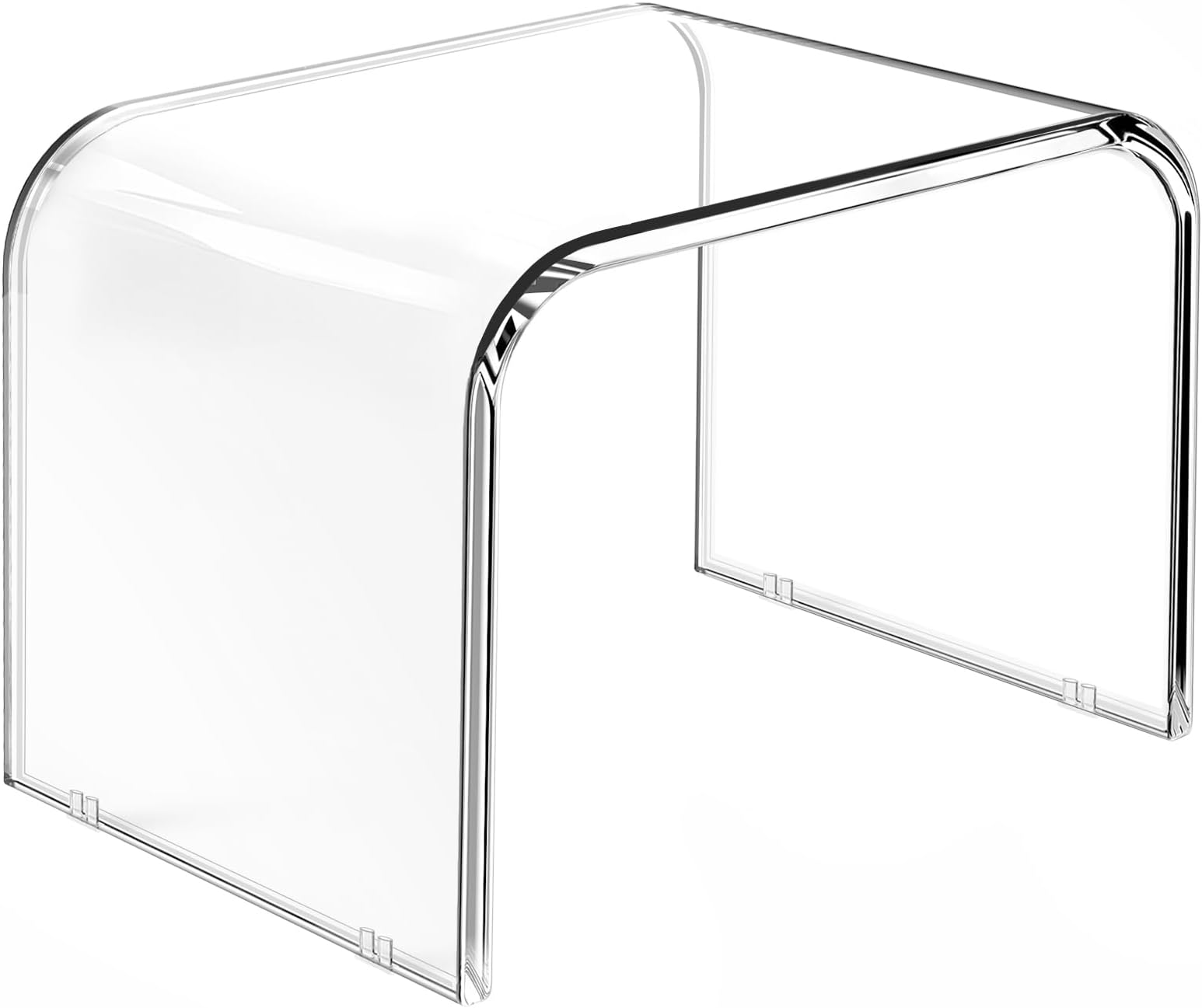 Amazon.com: BYKOOO 10" Acrylic Shower Stool, Acrylic Stands for Display ...