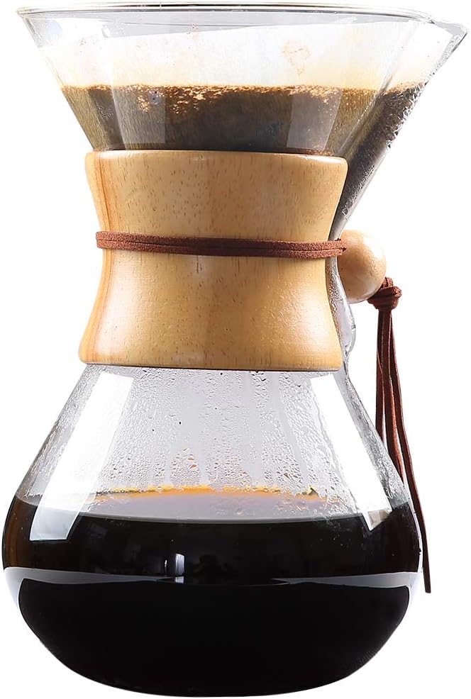 Amazon.com: Classic Series Pour Over Coffee Maker 27 oz 5-6 cup Brewer ...