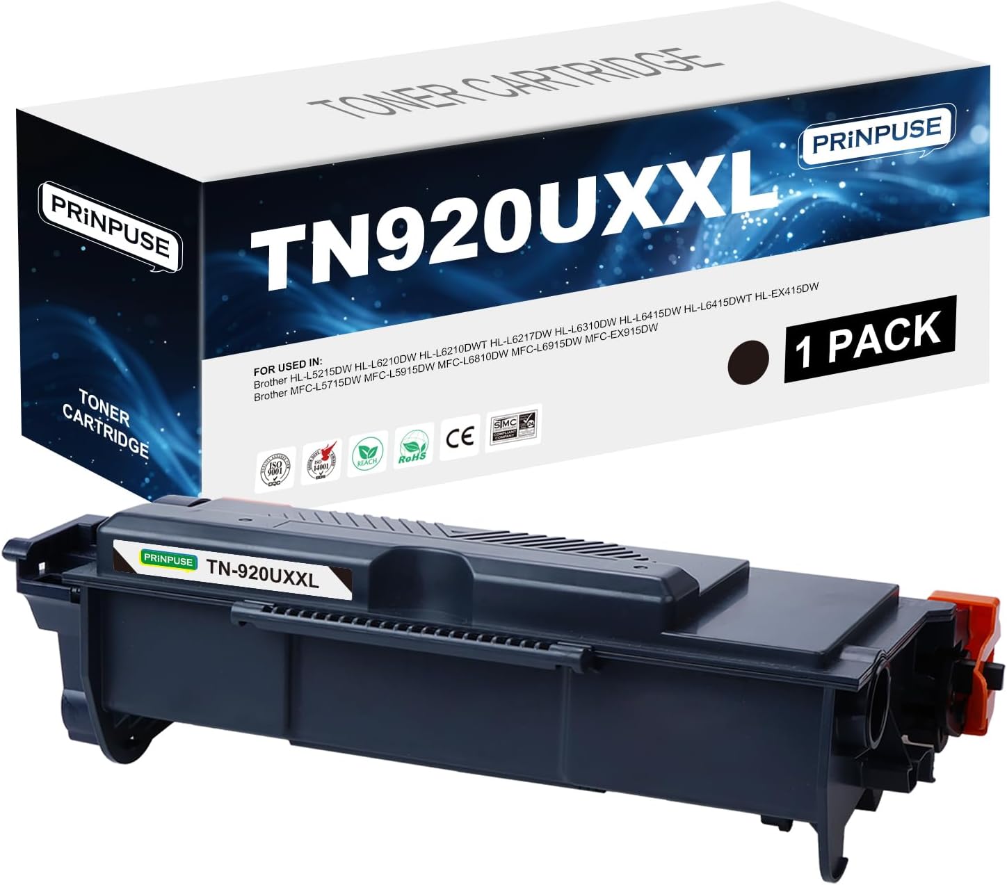 TN920UXXL Toner Cartridge 18,000 Pages Compatible for Brother TN920XXL ...