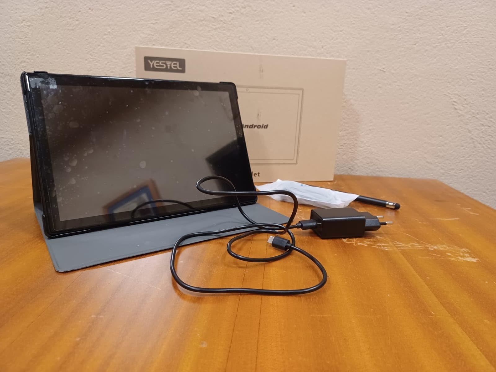 YESTEL Tablet 10 Pulgadas con Funda, 64GB ROM 1TB Ampliable, HD Android ...