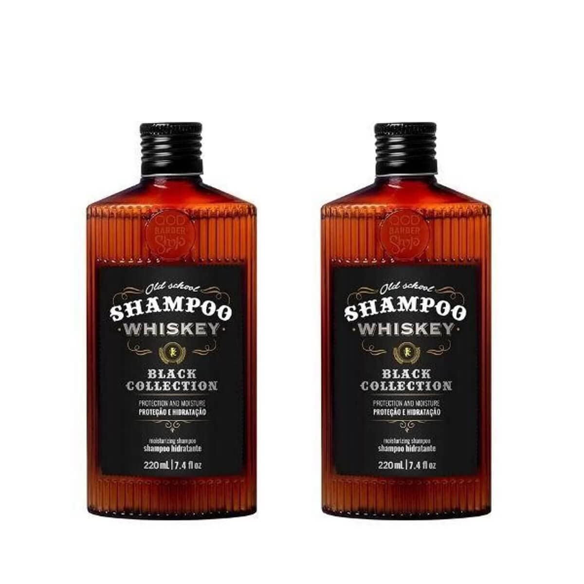 Kit 2 Shampoo Whiskey 220ml QOD Barber Shop | Amazon.com.br