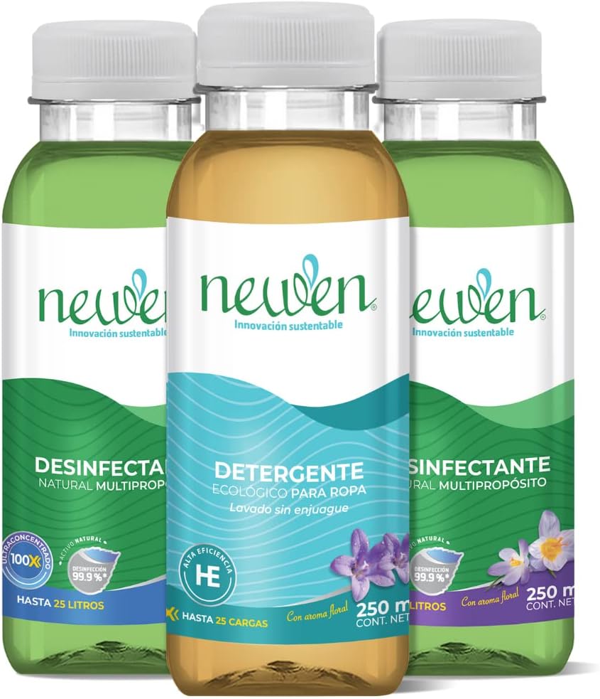 KUXTAL Detergente Líquido para Ropa 2 litros Biodegradable con ...