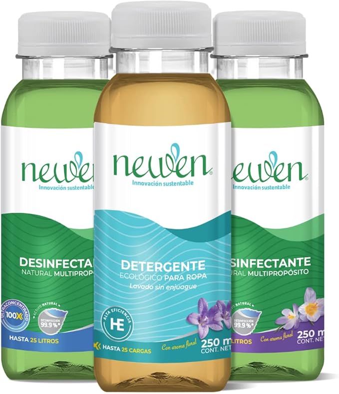 Newen 1pz detergente liquido ecológico 1pz desinfectante natural con ...