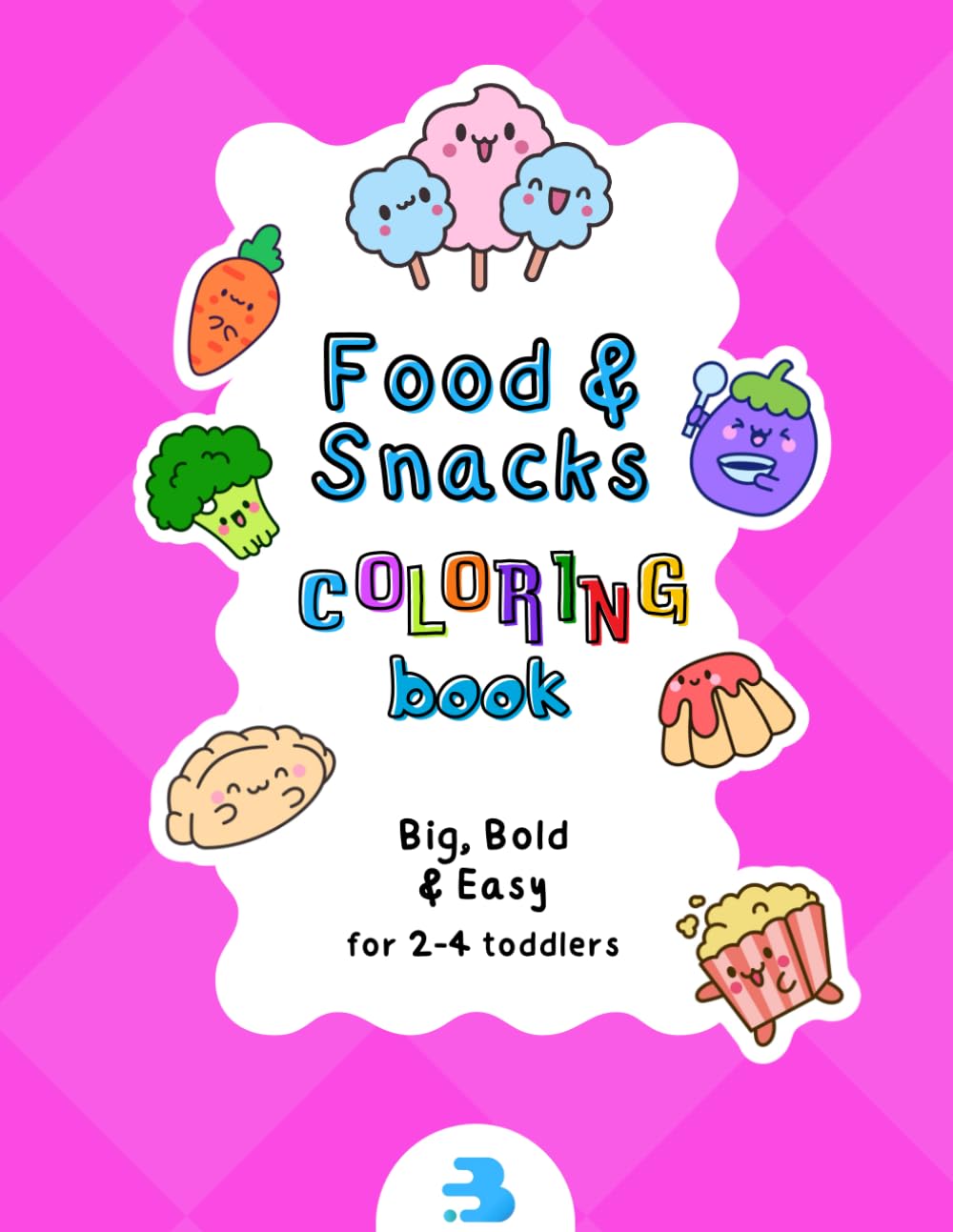 Coloring Book for Little Girls: Big, Bold & Easy Coloring Pages ...