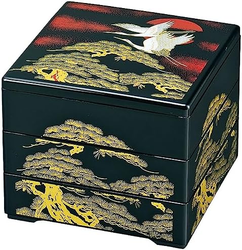 Amazon.com: JapanBargain 1950, Japanese Lunch Bento Box Three Tiers ...