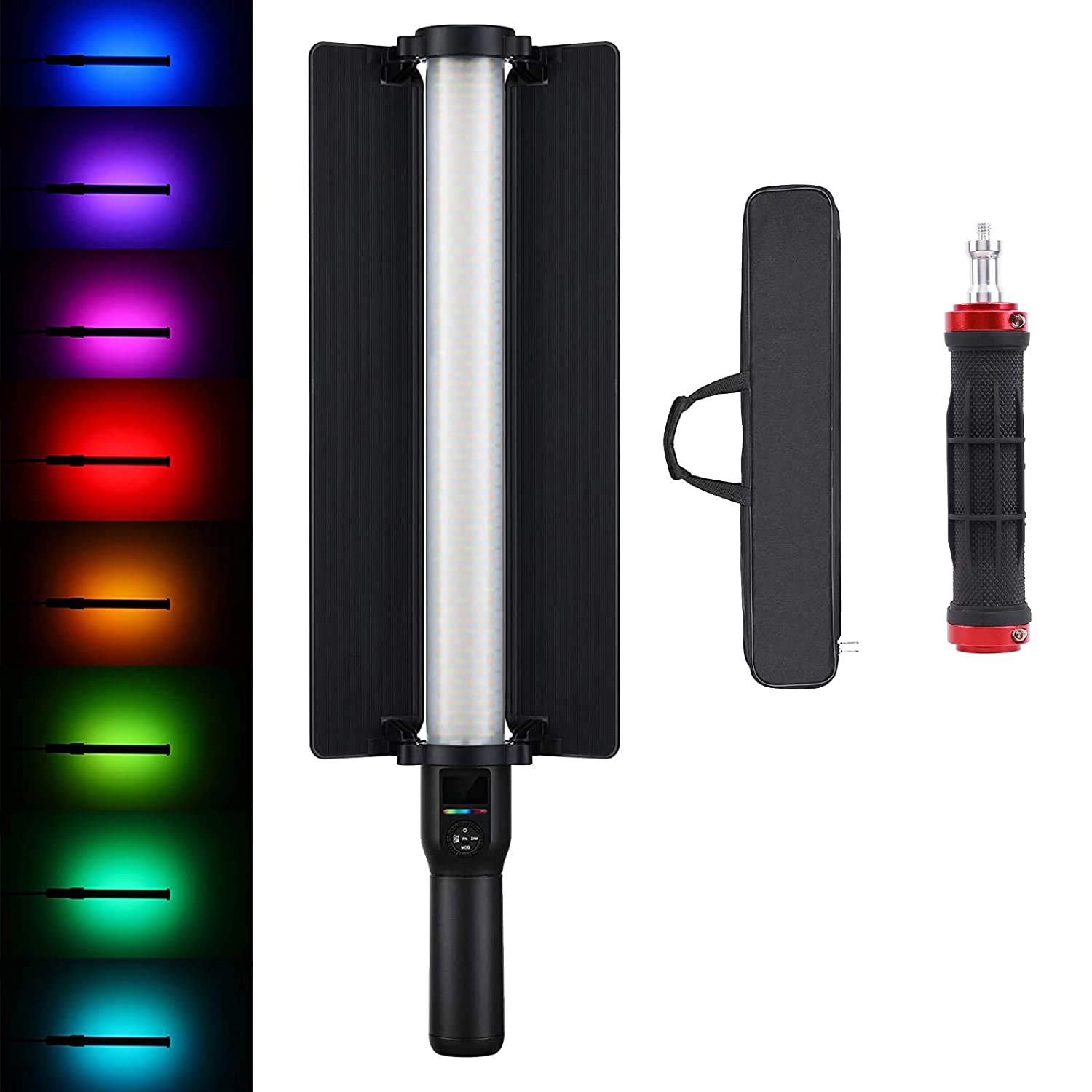 Godox LC500R RGB LED Light Stick, 2500K-8500K Adjustable, 360° Full Color, 14 FX Lighting ...