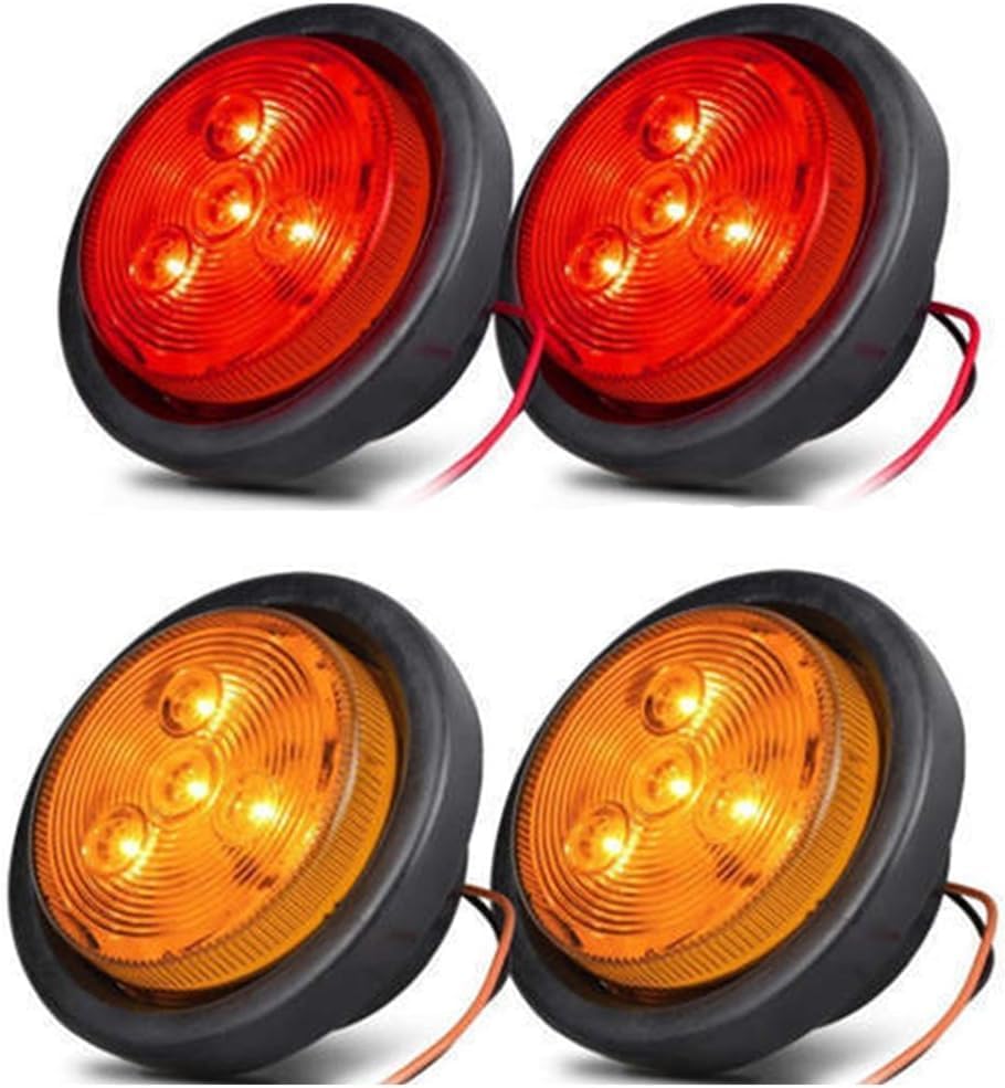Amazon.com: NEWSUN® Ultimate 4 Pack 2.5" LED Trailer Marker Lights ...