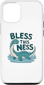 Amazon.com: iPhone 14 Pro Loch Ness Monster Pun, Bless This Ness, Cryptid Nessie Case : Cell ...