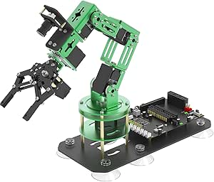 Amazon.com: Yahboom Robotic Arm Kit with Raspberry Pi5 16GB RAM Python ...