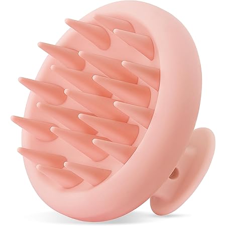 Amazon.com : HEETA Scalp Massager Hair Growth, Scalp Scrubber with Soft Bristles, Integrated 100 ...