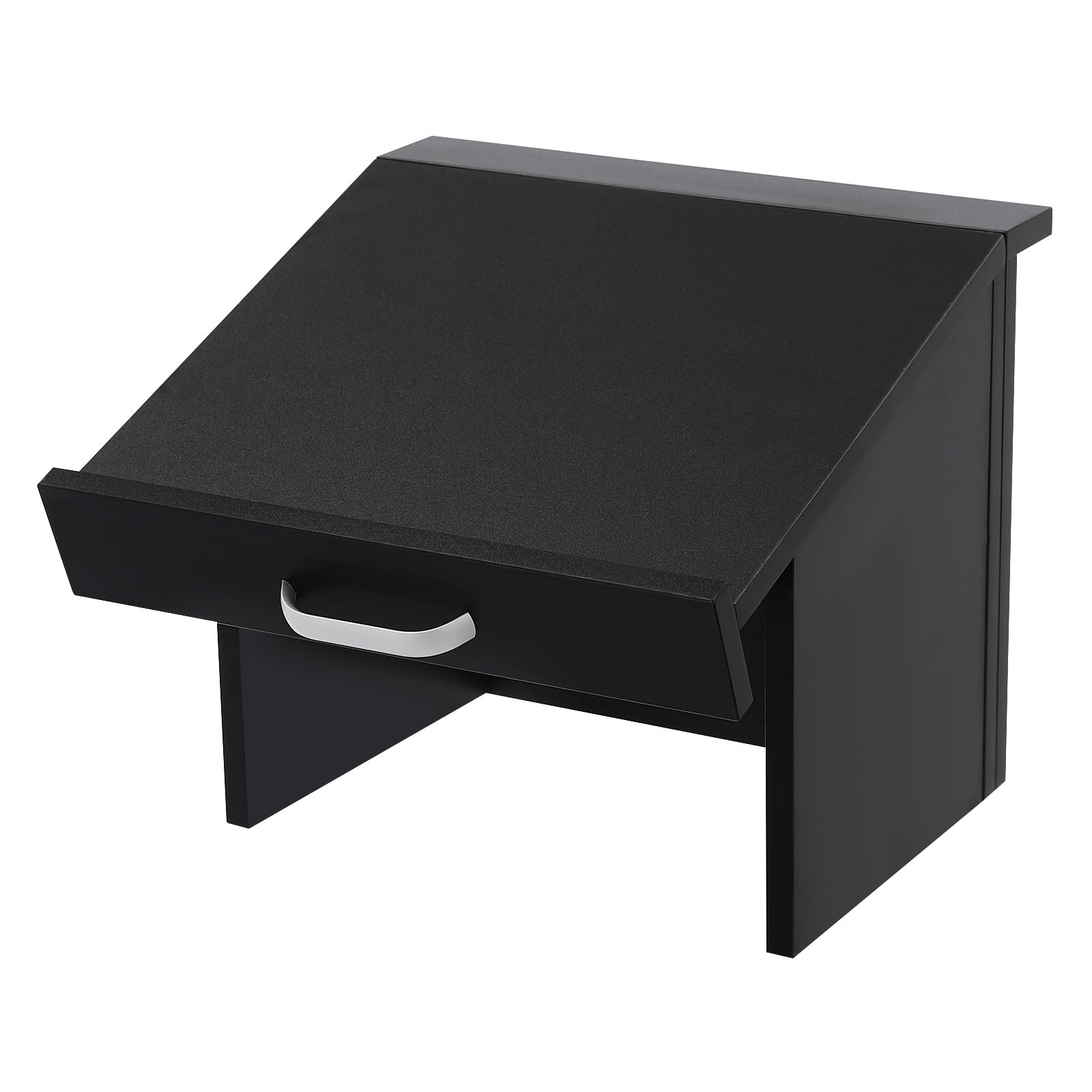 Amazon.com : iSamLam Foldable Slanted Tabletop Podium, Wooden Rounded ...