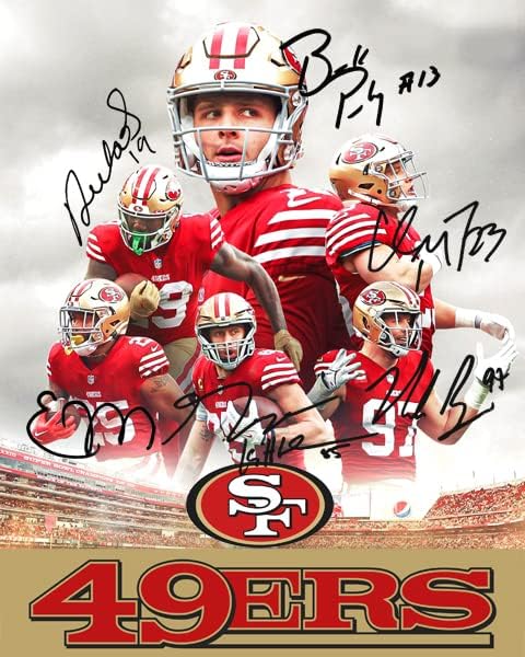 Amazon.com: Ikonic Fotohaus Brock Purdy Christian McCaffrey George ...