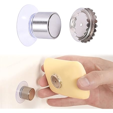 Porte-Savon Magnétique à Ventouse,Porte Savon Aimanté avec Ventouse ...
