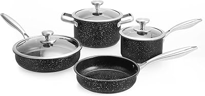 Amazon.com: IKO Stratum Triple Layer Ceramic Non Stick 7 Piece Cookware ...