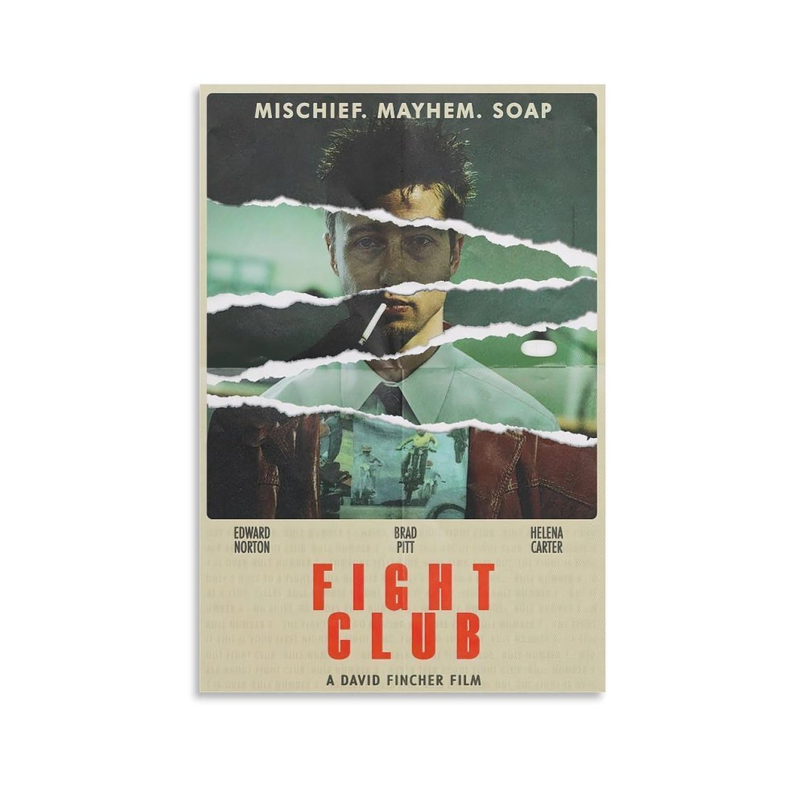 Amazon.com: Alimard Fight Club Classic Vintage Movie Aesthetic Poster ...