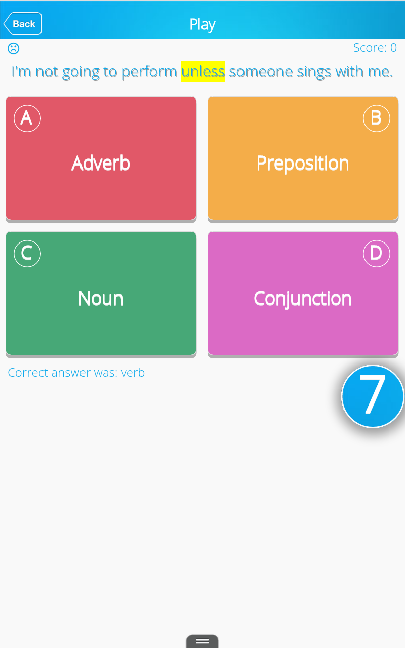 The Part of Speech Quiz Game:Amazon.in:Appstore for Android