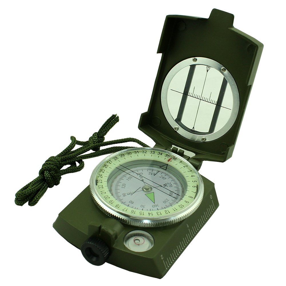 Snapklik.com : Optical Lensatic Compass Military Sighting Waterproof ...