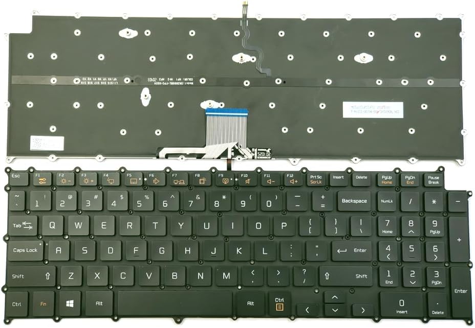 Amazon.com: KGIGIBE Replacement Keyboard for LG Gram 17Z90N 17Z90N-V ...