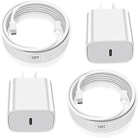 Amazon.com: 20W 18W USB-C Fast Charger for 2021 2020 2018 iPad Pro 12.9 ...