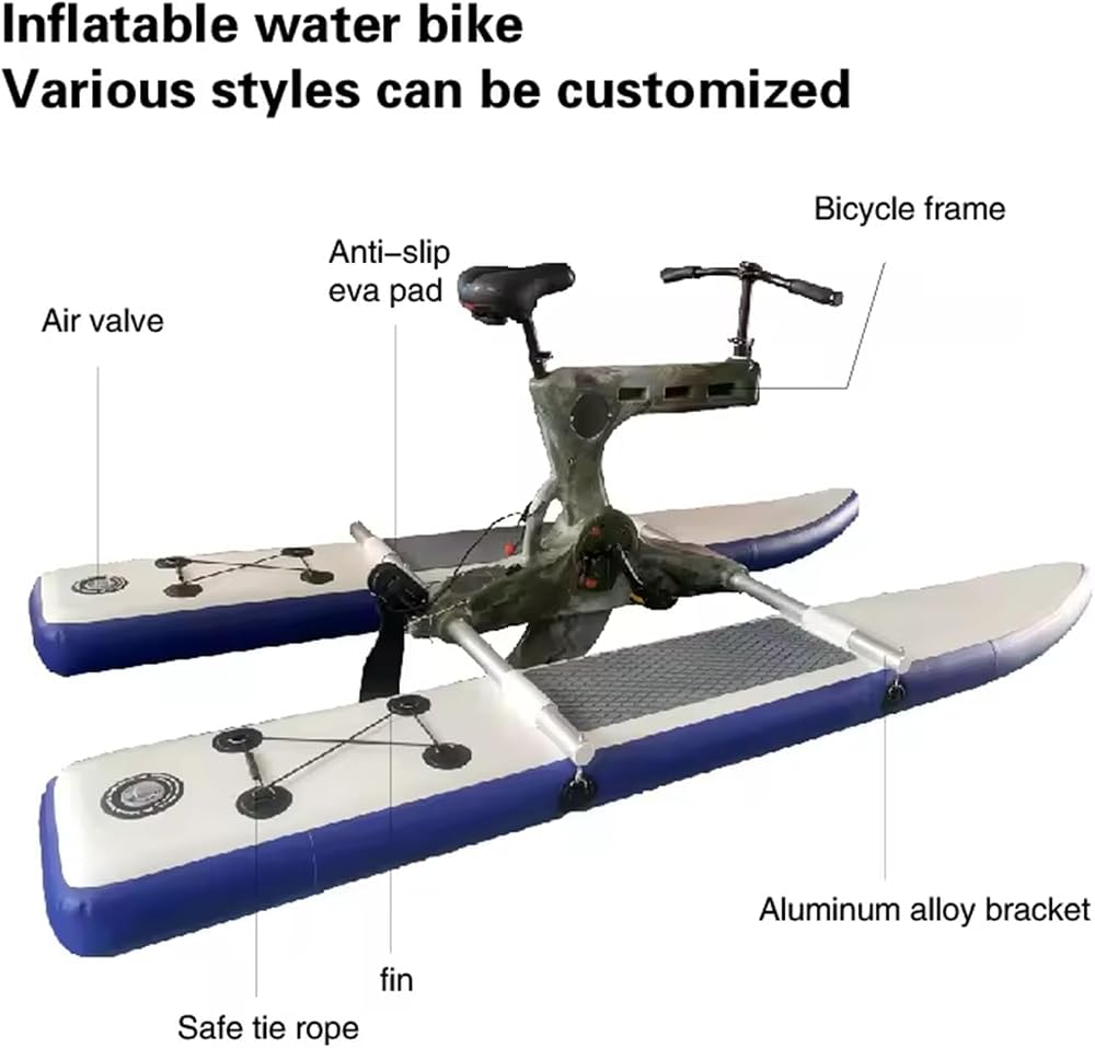 Water Bike for Lake Inflatable Pedal Boat for 1 Philippines | Ubuy
