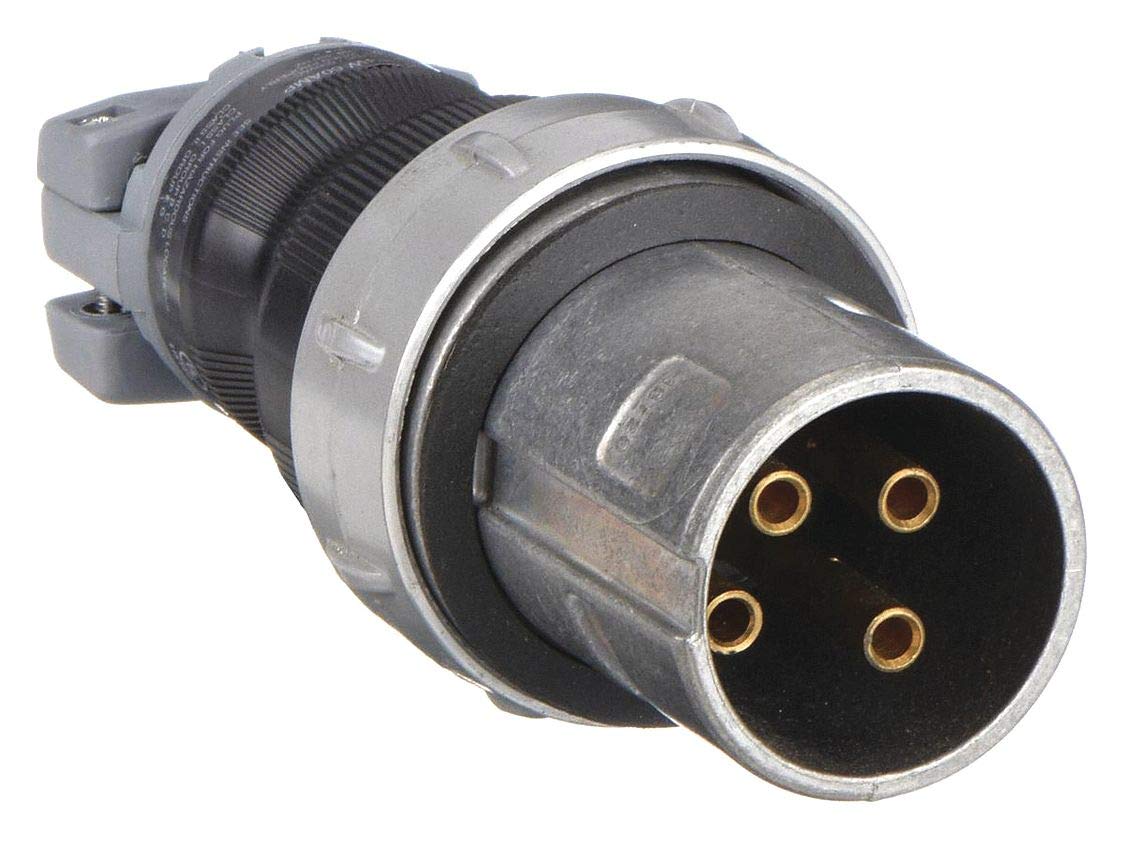 Pin And Sleeve Plug, 3P, 4W, 60A, 600Vac: Electrical Outlets: Amazon ...