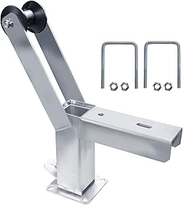 Amazon.com: YVTCRTCW Adjustable Galvanized Trailer Winch Stand with ...