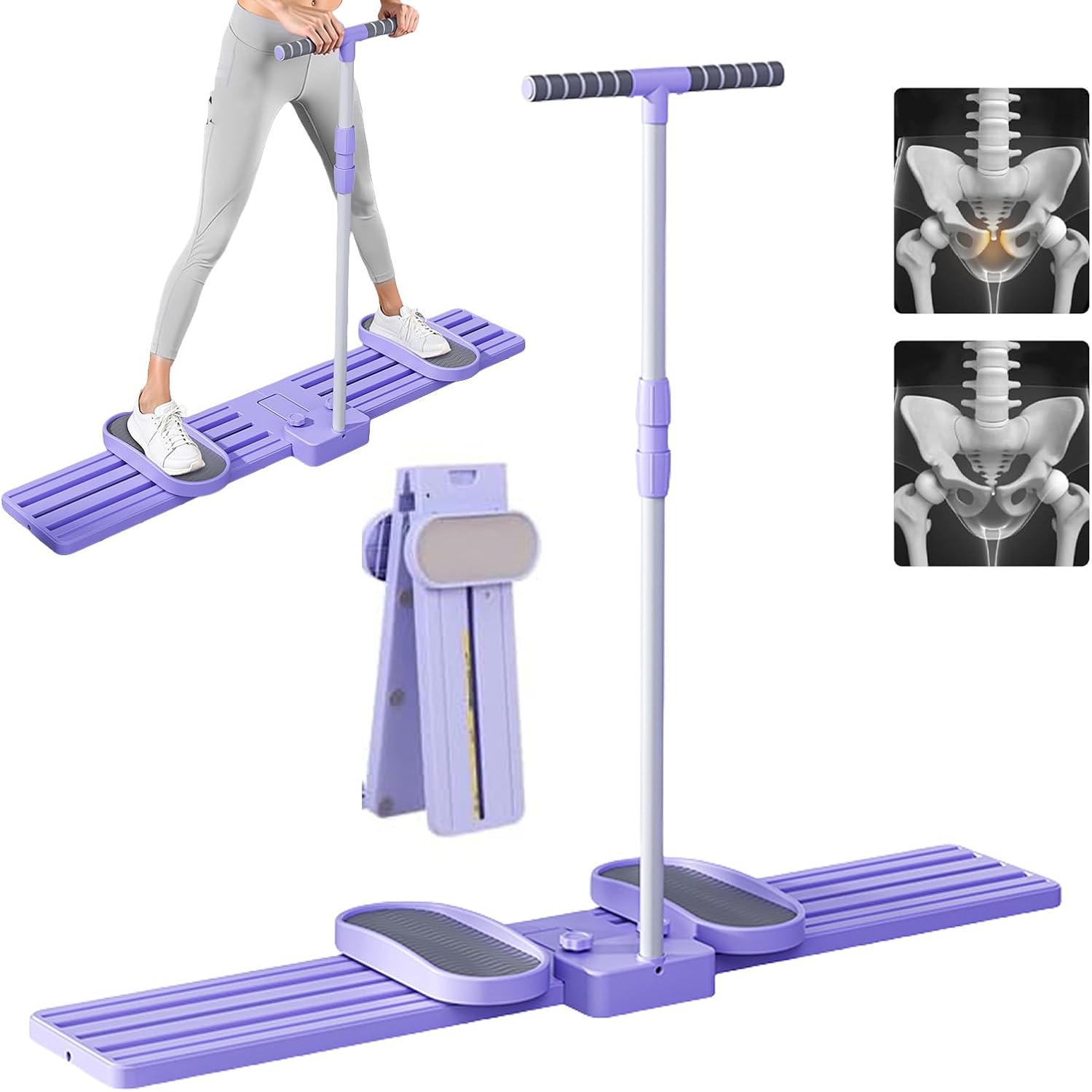 ytdzinoi Ski Machine Simulated Ski Trainer with Non-Slip Pedal ...
