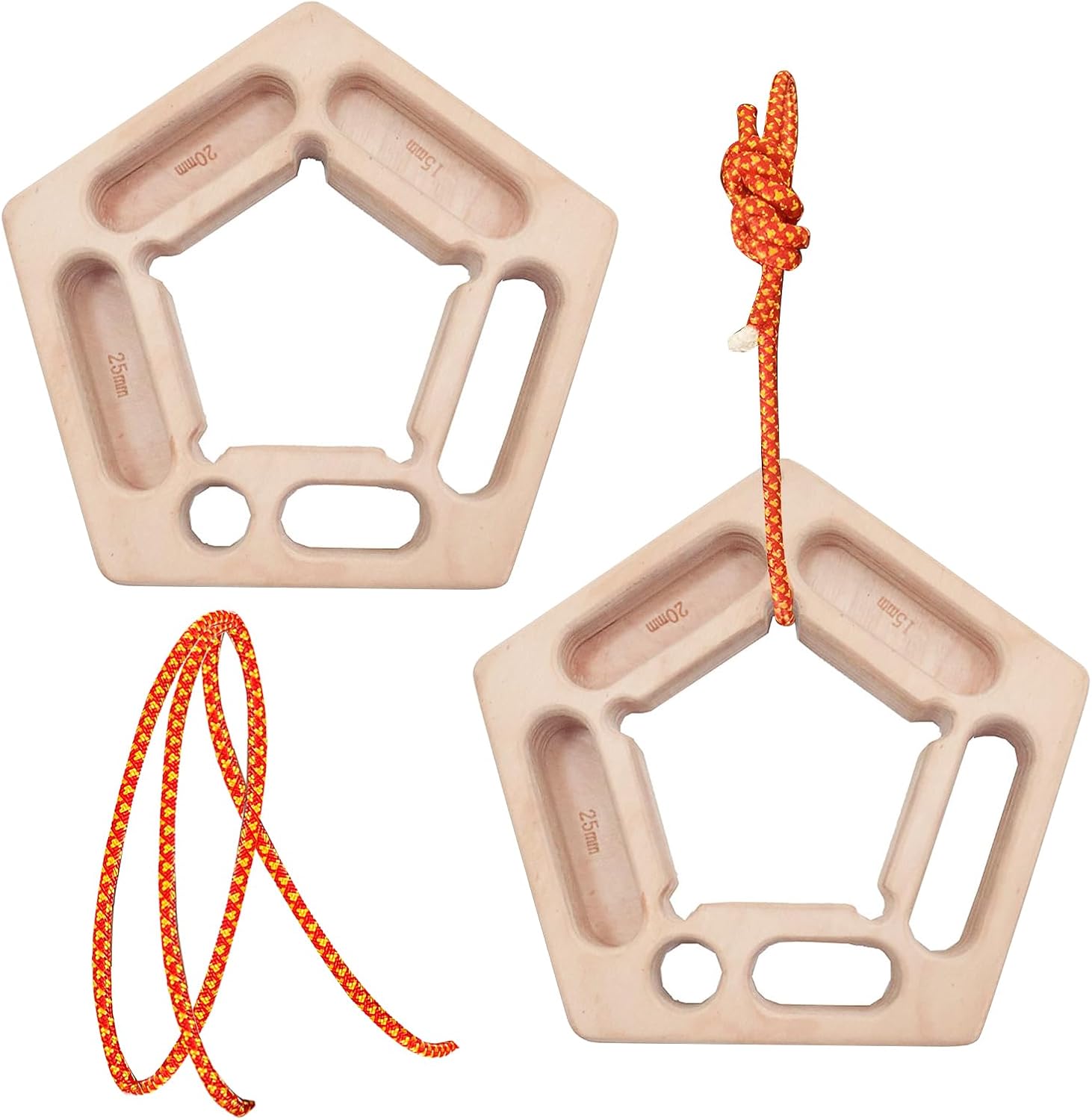 Amazon.com : 2 PCS Wood Climbing Holds for Rock Climbing Training ...